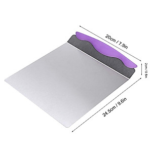 AUNMAS Cake Shovel 12 inch Stainless Steel Cake Lifter Pizza Transfer Shovel Pastry Baking Tool Tray Moving Plate Cookie Spatula Bottom Mover Scraper Dough Cutter for Baking Homemade Bread, Pie