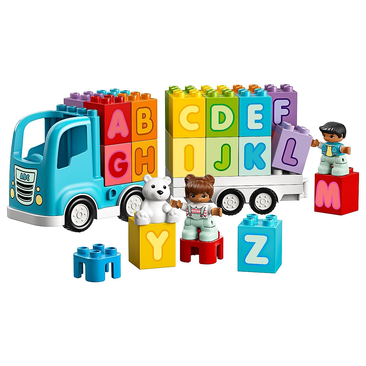 LEGO DUPLO My First Alphabet Truck 10915 ABC Letters Learning Toy for Toddlers, Fun Kids’ Educational Building Toy (36 Pieces)