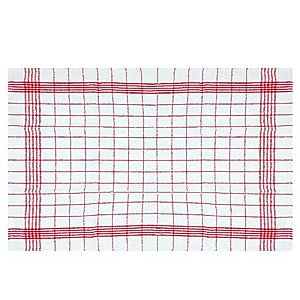 Wrapables® 100% Cotton Kitchen Dish Towels (Set of 3), Red Strawberries