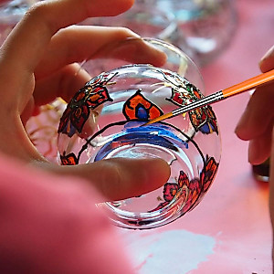 Model Paint Brushes Set - 11 Pieces Fine Detail Painting Brushes for Acrylic, Oil, Watercolor - Airplane Kits, Ceramic, Enamel, Miniatures