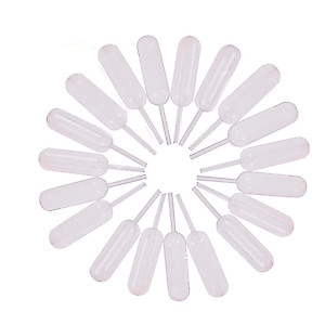 Buytra 250 Pack 4ml Plastic Cupcake Pipettes Liquor Injector Disposable Transfer Pipettes Eye Dropper for Chocolate, Strawberry, Food
