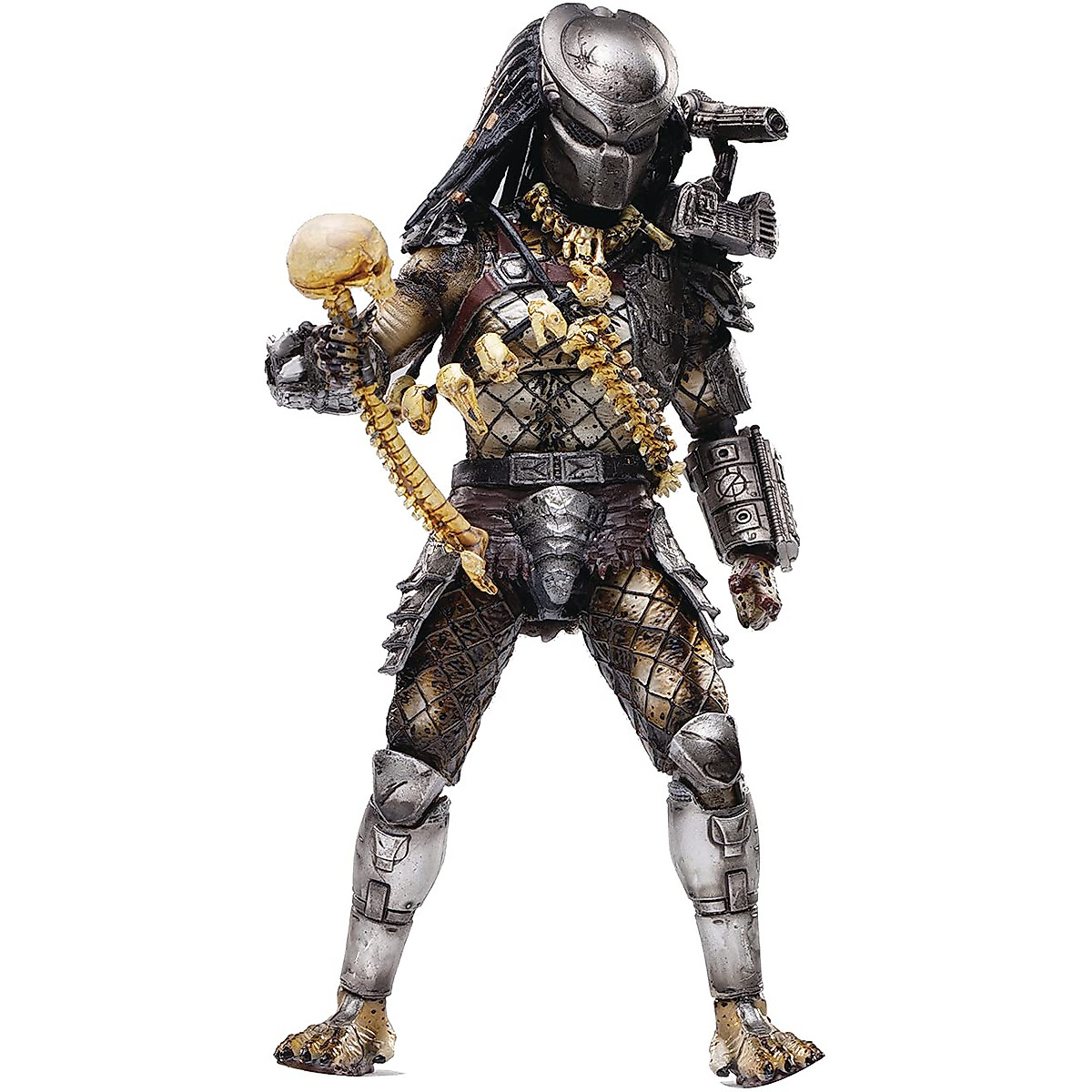 Hiya Toys Predator: Jungle Predator (Version 2) 1:18 Scale Action Figure, Multicolor