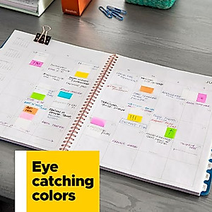 Post-it Flags, 50/Dispenser, 2 Dispensers/Pack, 1 in Wide, Bright Blue (680-BB2)