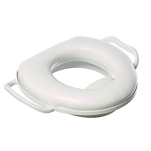 Dreambaby Potty Toilet Seat, Softly Padded with Grip Handles - White - Model L674