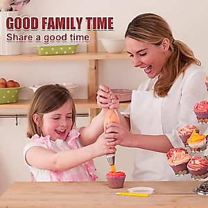 XSEINO Disposable Piping Bags, 12 Inch - 150PCS Heavy Duty Anti Burst Pastry Bags With Bump Non-slip Design For Icing and Frosting and Cookies Decoration Bags(Thickened)