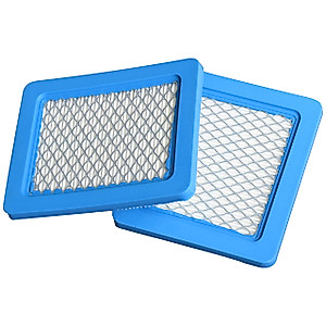 491588S Air Filter for Lawn Mower, 491588s 491588 Replacement Flat OEM Air Cleaner Cartridge Compatiable with Toro 20332, Craftsman 33644, 2 Packs