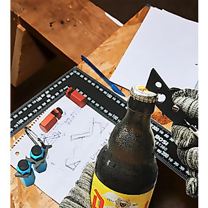 BELA DOMO Stair Gauges for Framing Square and Rafter，Lengthen，Anti-Lost (Pair)