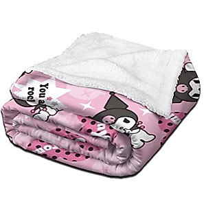Ultra-Soft Micro Fleece Blanket Plush Lightweight Throw Blankets for All Seasons Living Room Bed 50"X40"