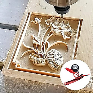 Akozon CNC Router Z-Axis Tool Setting Touch Plate CNC Touch Plate Probe Block Router Probe Milling Tool Router Z-Axis Zero Check Touch Plate Setting Probe for Milling DIY Engraving Machine Probe