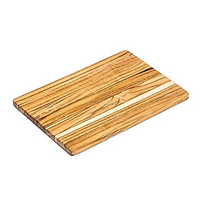 TeakHaus Edge Grain Cutting/Serving Board (Rectangle) | 12" x 8" x 0.55"