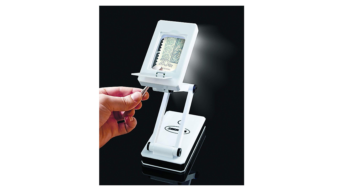 IdeaWorks LED Desk Lamp with Magnifier - Bright, Adjustable, Portable