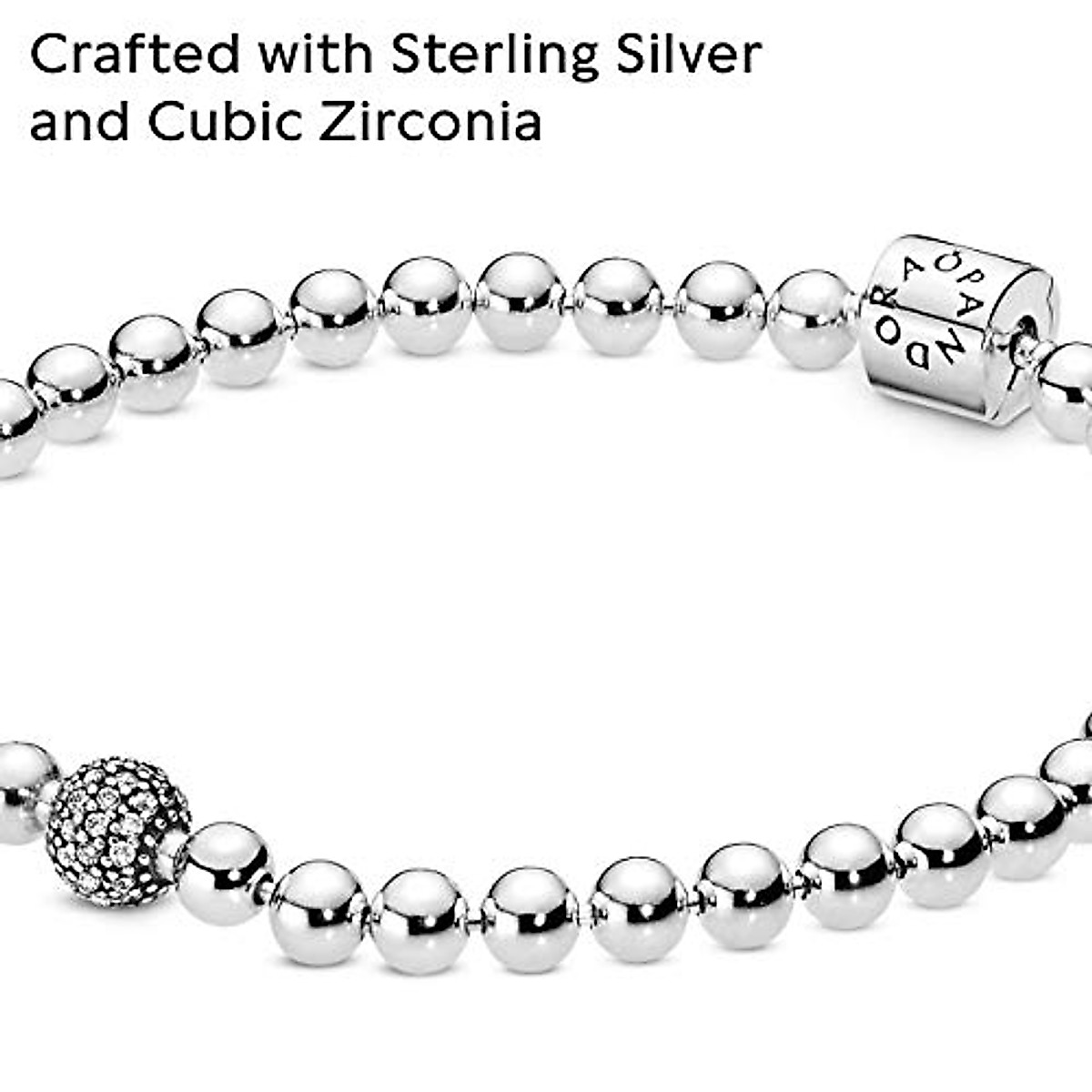 PANDORA Beads & Pave, Clear CZ