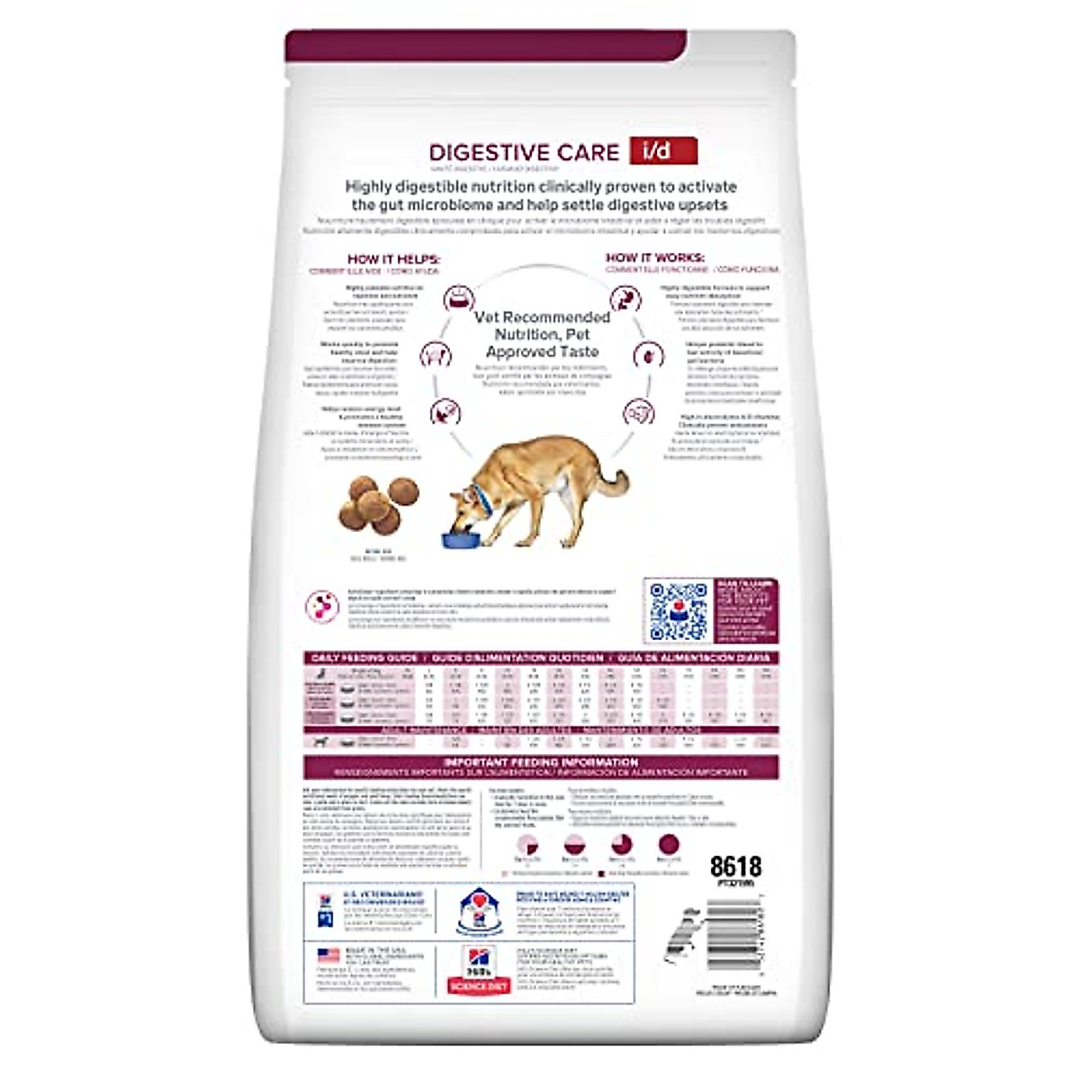 Hill's Prescription Diet i/d Digestive Care Chicken Flavor Dry Dog Food, Veterinary Diet, 27.5 lb. Bag