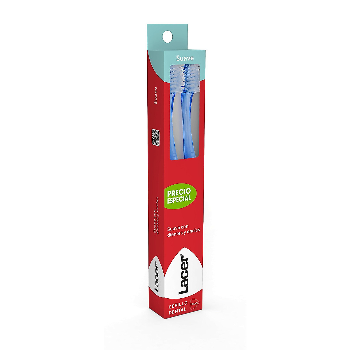 Lacer - Duo Soft Toothbrushes, Assorted Color, 2 Units