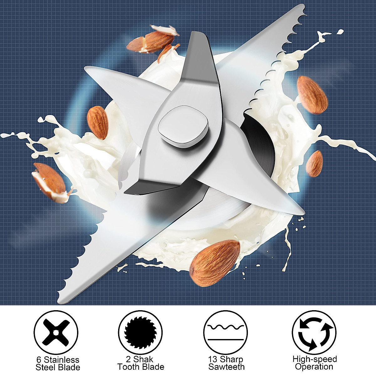 Arcmira Automatic Nut Milk Maker, 20 oz Homemade Almond, Oat, Soy, Plant-Based Milk and Dairy Free Beverages, Almond Milk Maker with Delay Start/Keep Warm/Boil Water, Soy Milk Maker with Nut Milk Bag