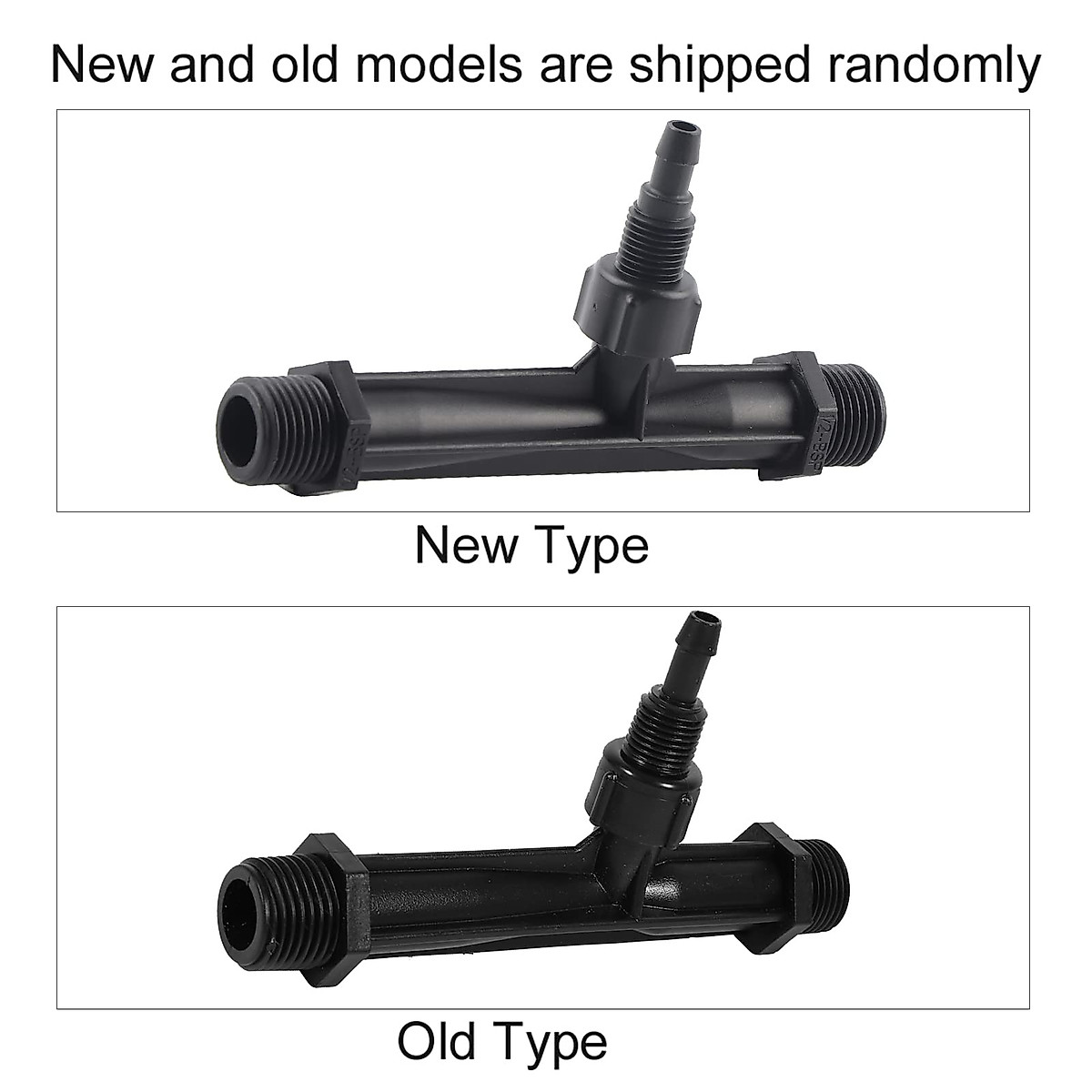 Fertilizer Injector Garden Irrigation Device Venturi Switch Water Tube Kit Irrigation Tube Fertilizer Mixer Agriculture Tool Plastic Black