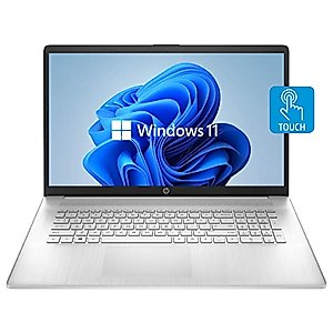 HP Newest 17t Laptop, 17.3'' HD+ Touchscreen, Intel Core i7-1165G7 Processor, 64GB DDR4 RAM, 2TB PCIe SSD, Backlit Keyboard, HDMI, Windows 11 Home, Silver
