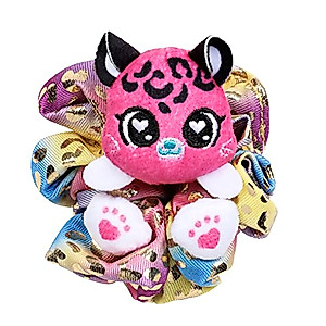 SCRUNCHMIEZ 96553 Seven Pack, Exclusive Magically transforms from Hair Scrunchie to Cute Plush Friend as Well as Backpack Clip. So Many Characters to Collect & wear