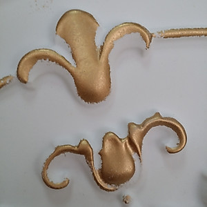 PLASTDECOR Drop in Ceiling Tiles Faux Tin Painted White Gold Coffee Decor Wall Panels PL18 10pcs/lot