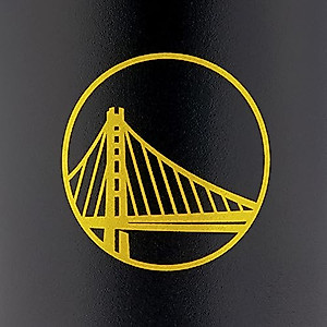 BLACC Bottle Officially Licensed NBA Golden State Warriors Stainless Steel Insulated Water Bottle | 25oz Basketball Thermos