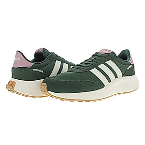 adidas Women's 70s Running Shoes, Green Oxide White Off Magic Mauve, 11 AU