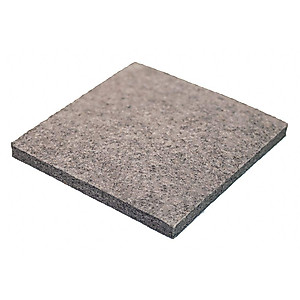 GRAINGER APPROVED Felt Sheet, F3, 1/4 in Thick, 12x12 in - Set 2