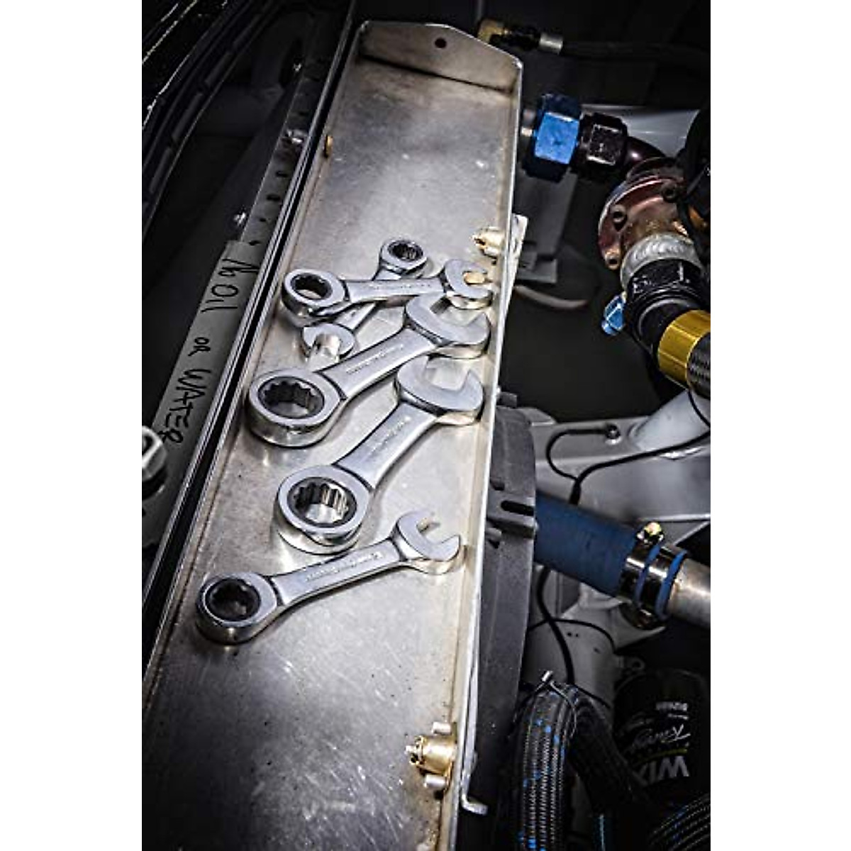 GEARWRENCH 34 Pc. Standard & Stubby Ratcheting Wrench Set, SAE & Metric - 85034