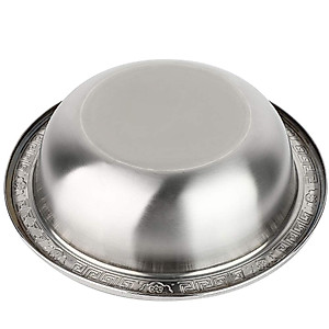 Divided Hot Pot, Stainless Steel Shabu Hot Pot Divided Hot Pot Pan Extra Thick Divided Stainless Steel Hot Pot for Induction Cooker Cooking Pot Chinese Fondue