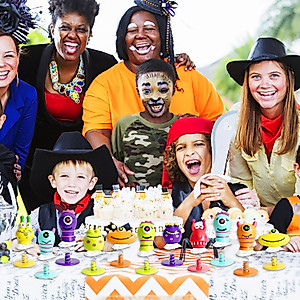 Eerrhhaq 30 PCS Spring Launchers Toys,Big Eye Monster Jumping Popper Toy,Pop Up Bouncy Spring Toys for Kids,Pinata Toys,Goodie Bags,Classroom Prizes