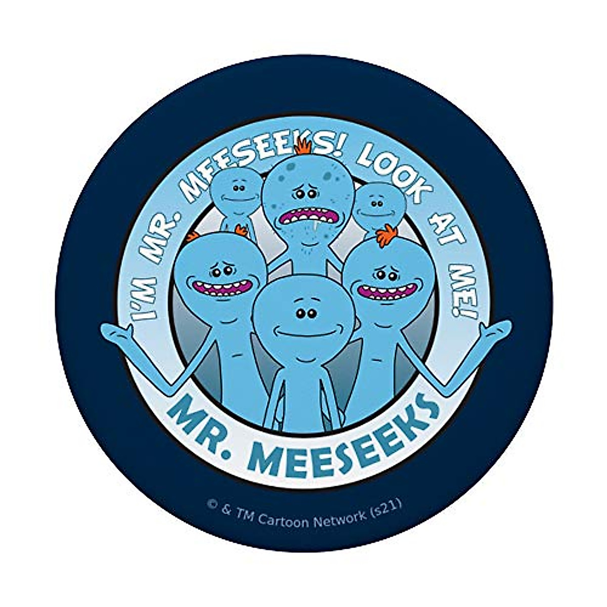 Rick and Morty Mr. Meeseeks PopSockets Swappable PopGrip