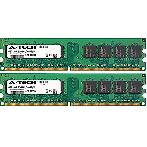A-Tech 2GB KIT (2 x 1GB) For Gateway Media Center Series GT5056J GT5058J GT5062J GT5064 GT5064H GT5068E GT5220 GT5224 GT5228 GT5232E GT5232H GT5235E GT523. DIMM DDR2 NON-ECC PC2-4200 533MHz RAM Memory
