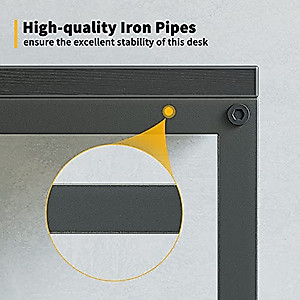 CubiCubi L Shaped Desk with Shelves, 59.1 Inch Corner Computer Desk, Home Office Gaming Writing Workstation with Large Non-Woven Drawer, Black