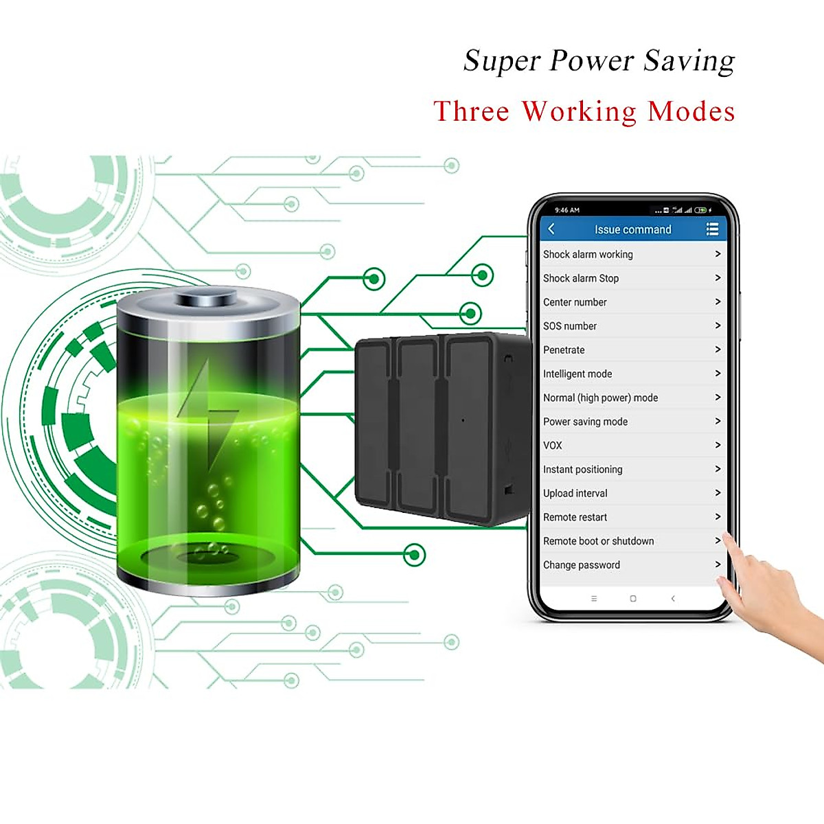 Magnetic GPS Tracker for Vehicles Car Tracker Device Hidden Wireless Magnet Car Tracking Device Long Life Battery for Trailer Truck Motorcycle Fleet Tracker One Month Subscription Included