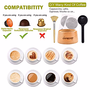 CAPMESSO Aluminum Foil Seals Kit to Reuse Nespresso Vertuo Reusable Pods, Refillable Vertuoline Capsules (Complete Seal Kit+100pcs Lids)