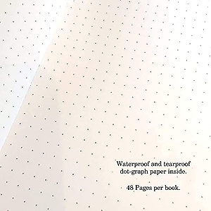 Field Notes: Expedition 3-Pack Waterproof Notebook with Dot-Graph Paper - 3.5" x 5.5"