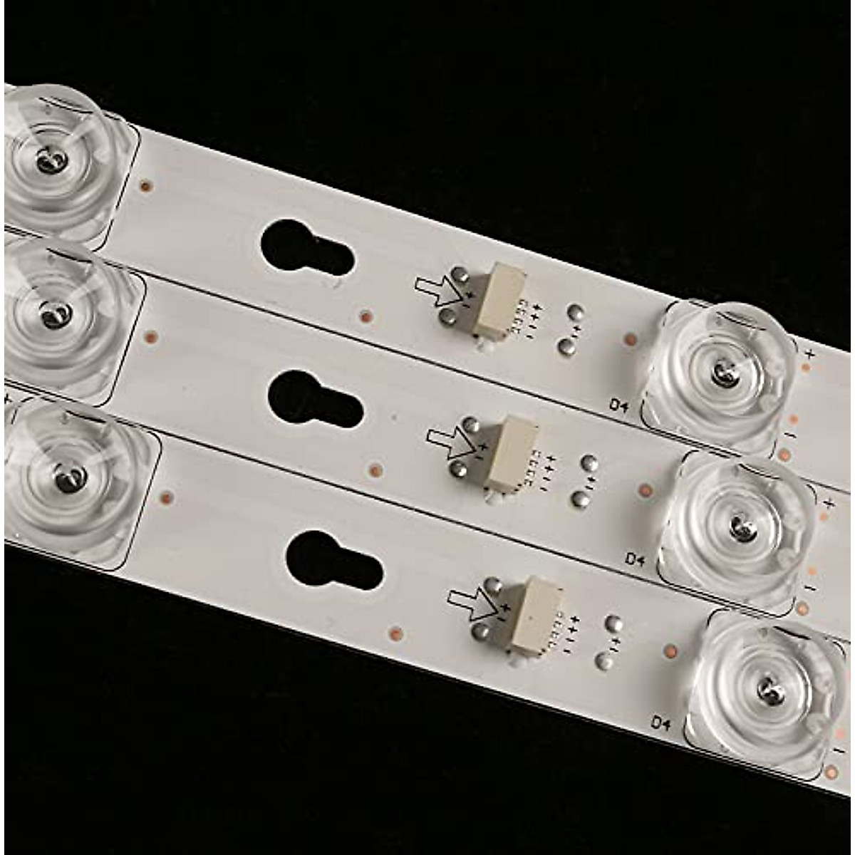 ROTEMADEGG LED Strips tot-40D2900-3X8-3030C YHA-4C-LB4008-YH07J Compatible with TCL L40P1A-F Total Length 69CM 3 Light Bars