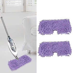 2PCS Mop Replacement Pads Soft Microfiber Mop Cloth Accessory Fit for Shark S3601 S3501 Mop Pads