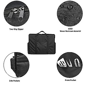 Jungda Carry Bag for Royal Gourmet PD1301S / PD1301R Portable 24-Inch 3-Burner Table Top Gas Grill Griddle,Outdoor Portable Carry Case for Camping