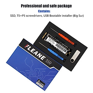 FLEANE MZ13C 1TB 1024GB PCIe NVMe SSD Compatible with 2013-2017 MacBook Air, 2013-2015 MacBook Pro, 2013-2017 iMac A1418 A1419, 2014 Mac Mini A1347