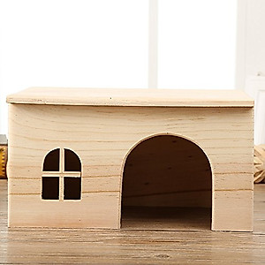 OMEM for Small Animals House Natural Life Tunnel System Such as Hamsters, Guinea Pigs, Golden Bears, Hedgehogs, Rabbits, Turtles, Easy to Clean (L)