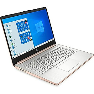 HP 14-inch TouchScreen HD Laptop, Intel Celeron N4020, 4GB DDR4, 64GB eMMC, Webcam, HDMI, Windows 10 S (Google Classroom or Zoom) (Rose Pink) (Renewed)