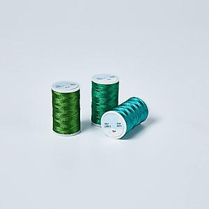 40 Brother Colors Polyester Embroidery Machine Thread Kit 200M (210Y) Each Spool for Brother Babylock Janome Singer Pfaff Husqvarna Bernina Embroidery and Sewing Machines…