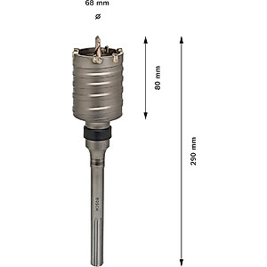 Bosch F00Y145194 SDS Max-9 Core Cutter, 68mm x 160mm x 290mm, Silver