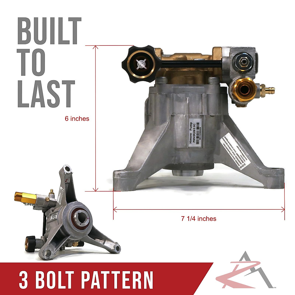 3100 PSI Upgraded POWER PRESSURE WASHER WATER PUMP Homelite UT80432 UT80432A