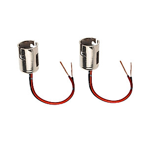 2Pcs BAY15D 1157 1016 1076 1130 P21/5W Car Bulb 1157 LED Socket LED Bulb Light Lamp Socket Adapter Extension Wire 1157 Socket Car Light Bulb Adapter Plug BAY15D Adapter BAY15D Socket