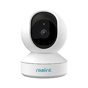 REOLINK Wireless Security Camera, E1 3MP HD Plug-in Indoor WiFi Camera for Home Security/Baby Monitor/Pets, Smart Detection, Local Storage, Pan Tilt, Night Vision, Works with Alexa/Google Assistant