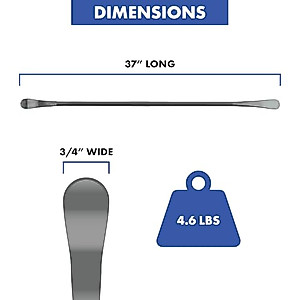 Ken-Tool 34645 Mt and Demount Iron, 37In, 3/4 in STK , black, One Size