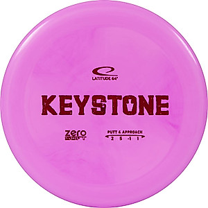 Latitude 64 Zero Line Soft Keystone Putt & Approach Golf Disc [Colors Will Vary] - 173-176g