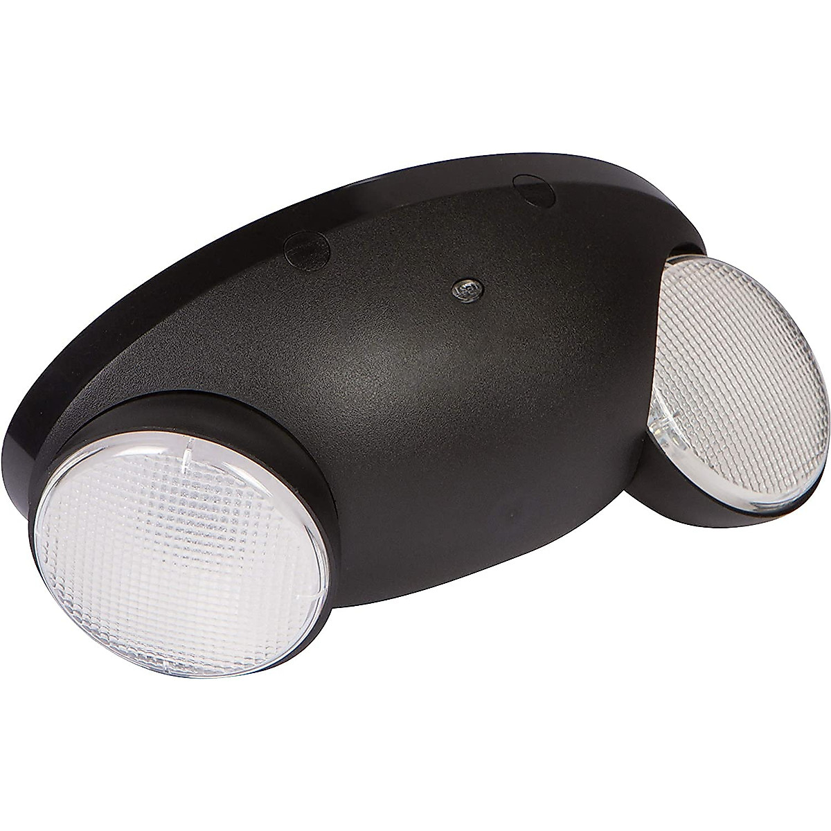 Morris Products Micro LED Emergency Light – Black, Standard Type - 33 Lumens - Energy Saving Emergency Lighting Unit – Compact Design – Thermoplastic Housing - Rechargeable, 5-Pack