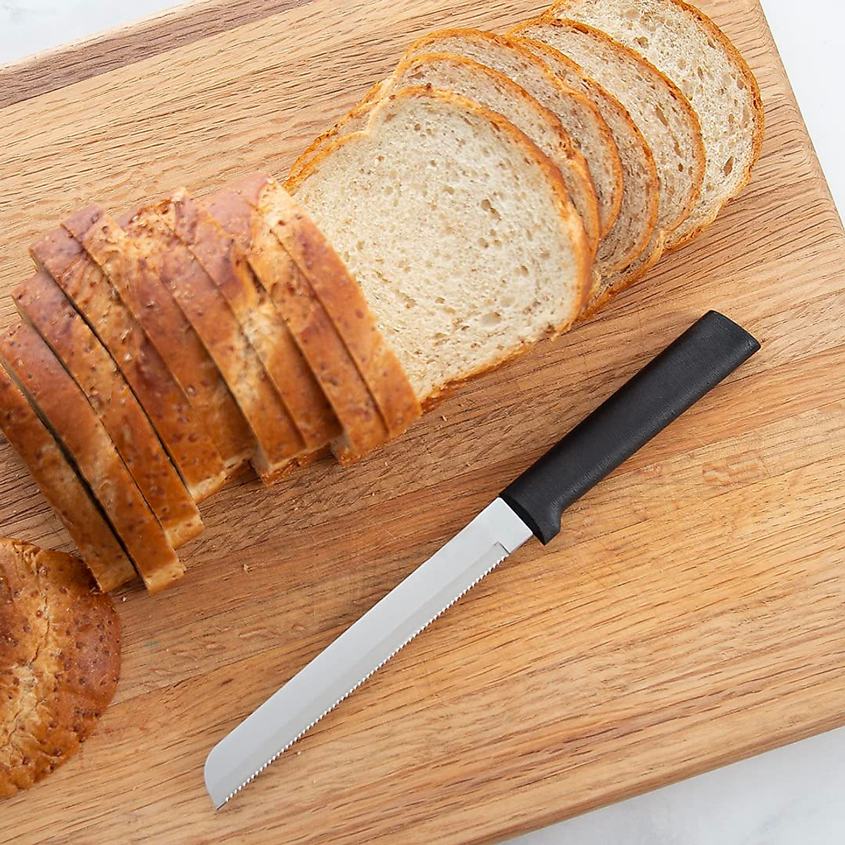 RADA Bread Knife Serrated Blade with Stainless Steel Resin Made in The USA, 6 Inches, Pack of 2